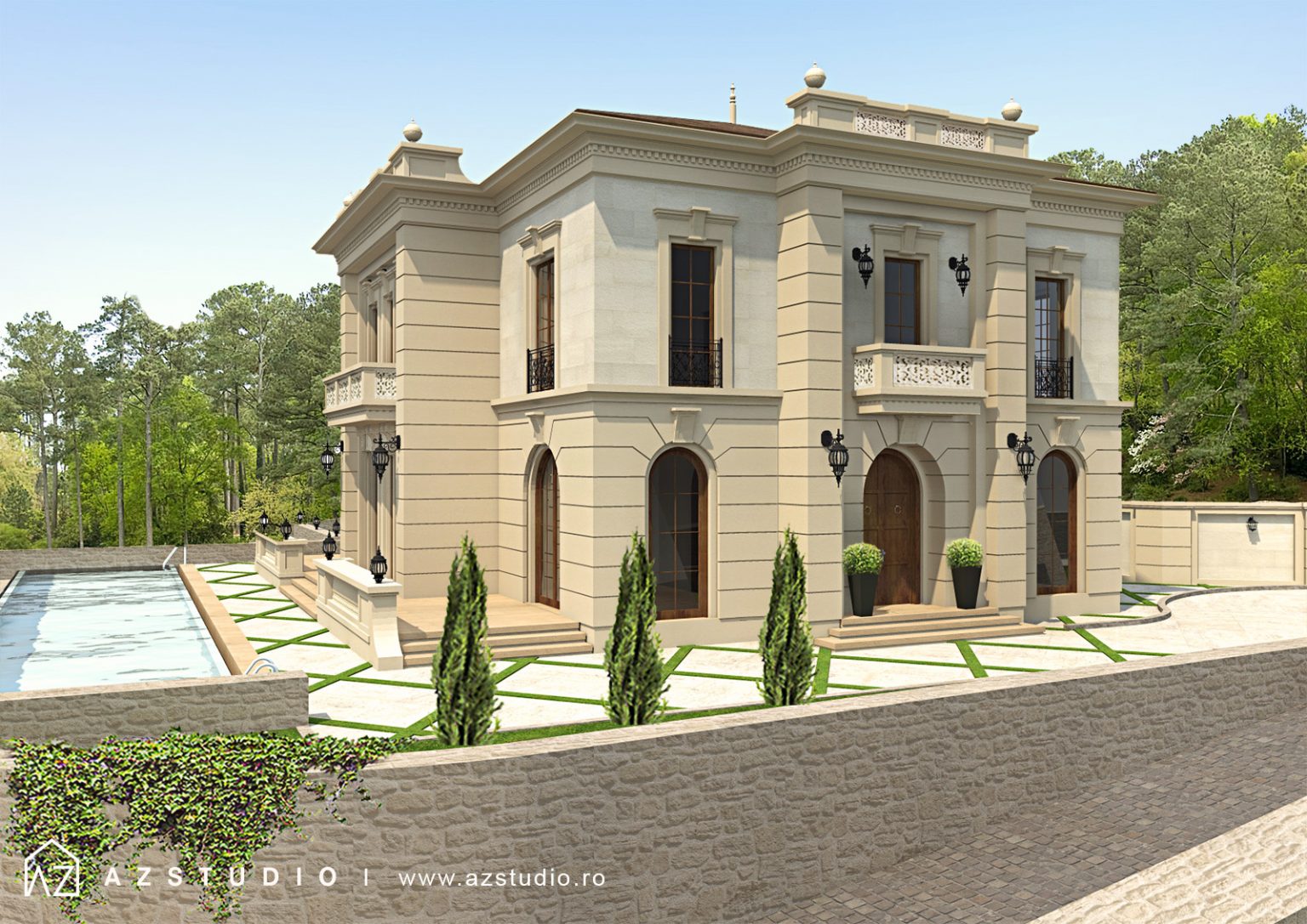 Vila stil clasic - stil arhitectural atemporal intr-o zona cu cladiri ...